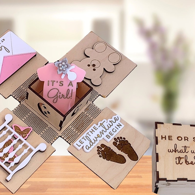 Gender Reveal Box - Etsy