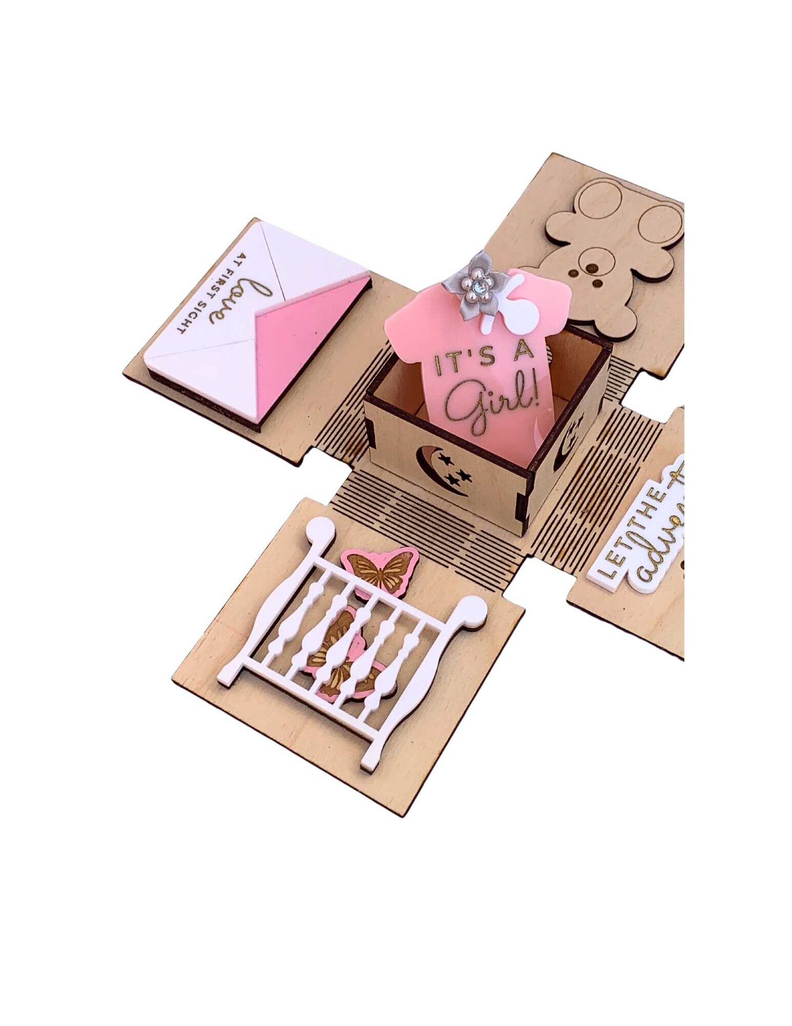 Gender Reveal Surprise Explosion Box - Etsy