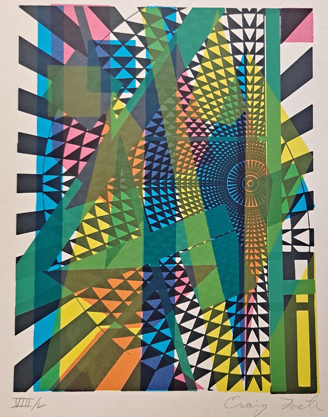 Signed Limited Edition Midcentury Screen Print - Etsy