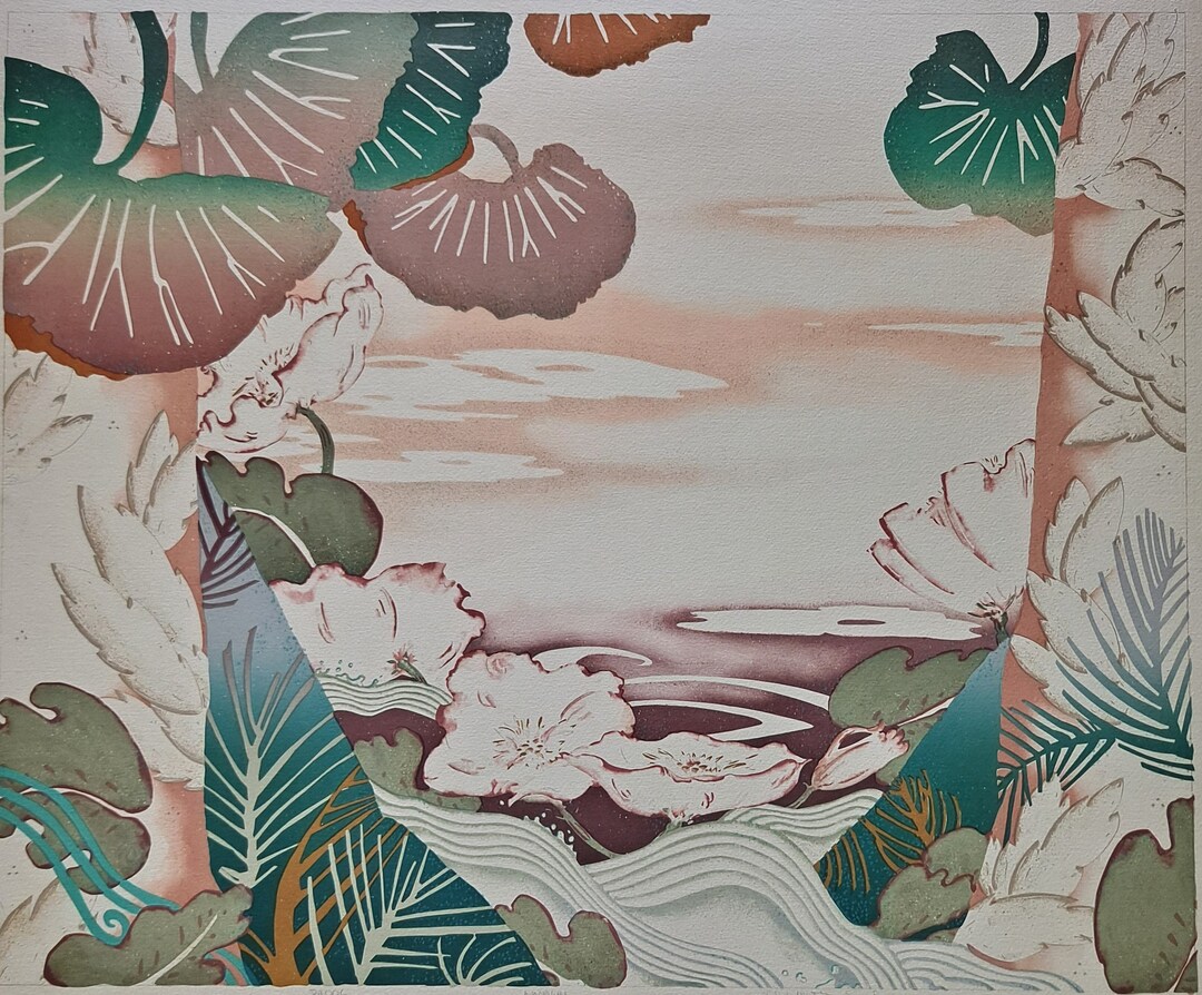 Elizabeth Schippert (1949) Original Lithograph "madrigal" - Etsy