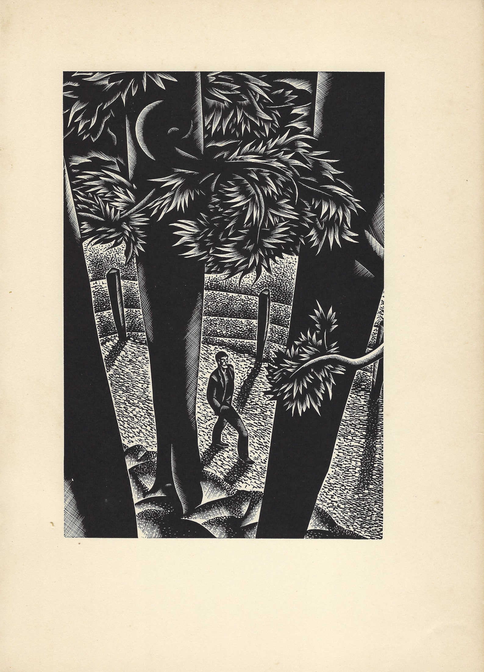 Lynd Ward (american 1905-1985) Wood Engraved Illustration From Wild ...