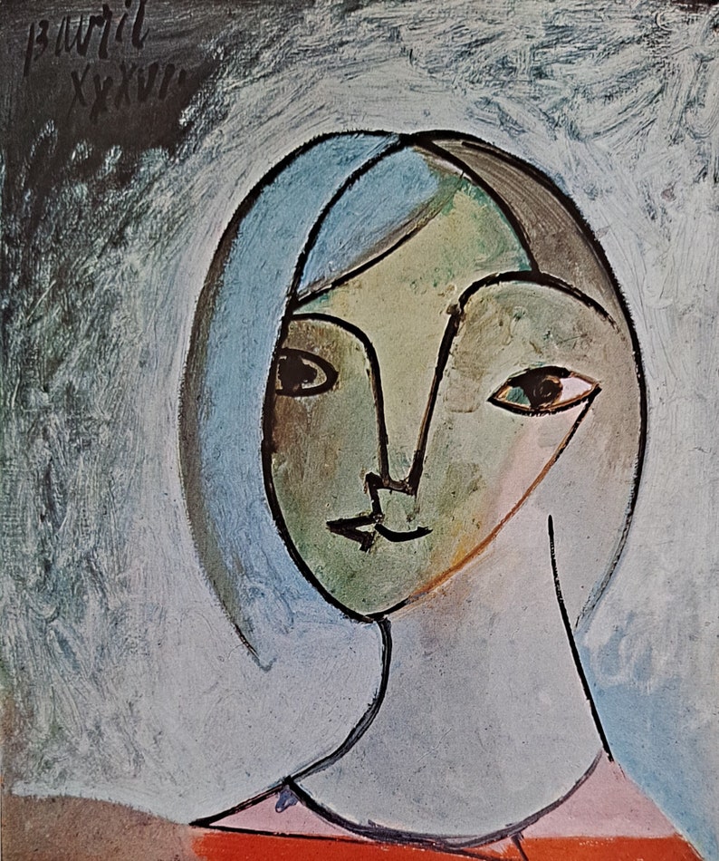 Pablo Picasso (1881-1973) Vintage Print From Picasso's Picassos. - Etsy