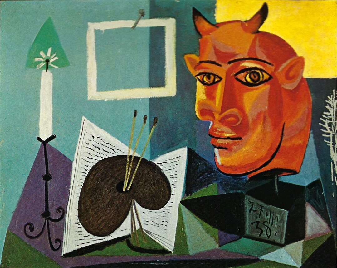 Pablo Picasso (1881-1973) Vintage Print From Picasso's Picassos. - Etsy