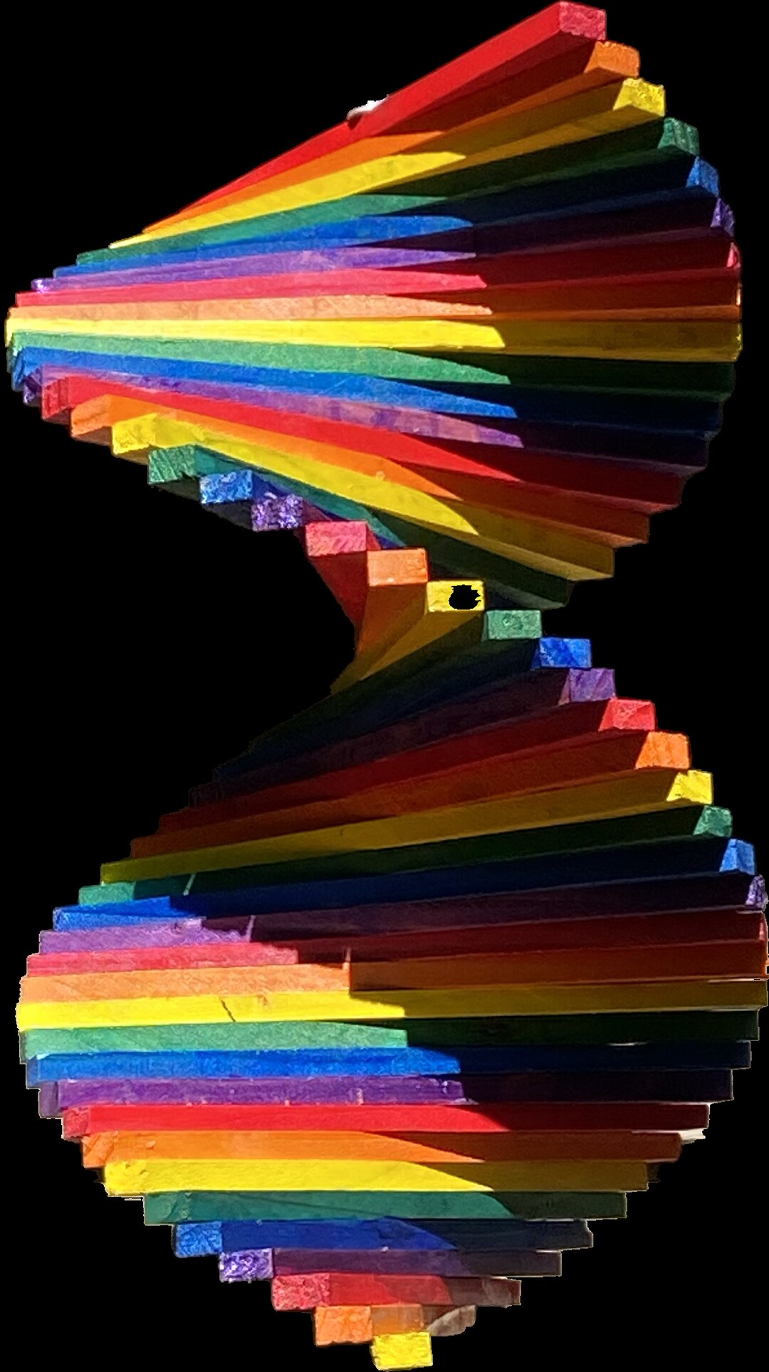 Rainbow Helix Wind Spinner for Yard and Garden - Etsy