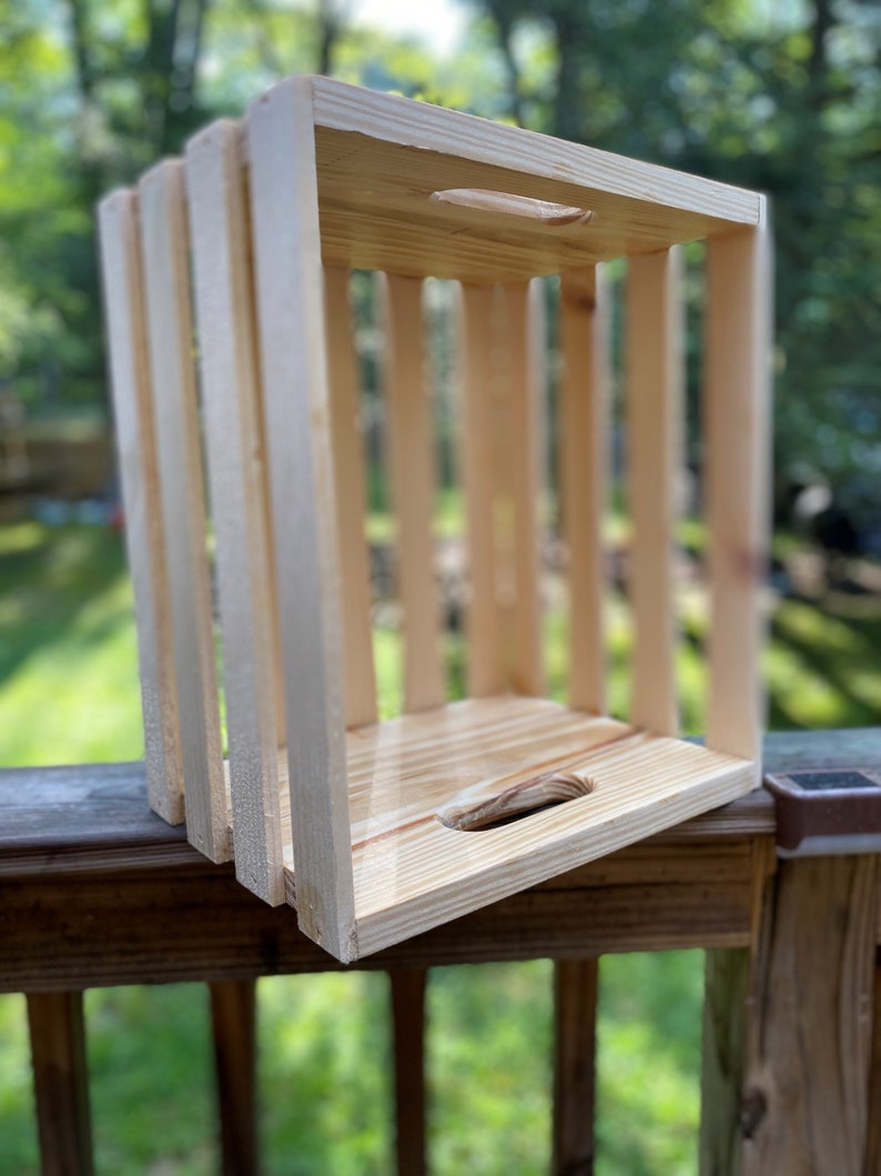 Stackable Wooden Milk Crates (local Pickup or Delivery Only) - Etsy