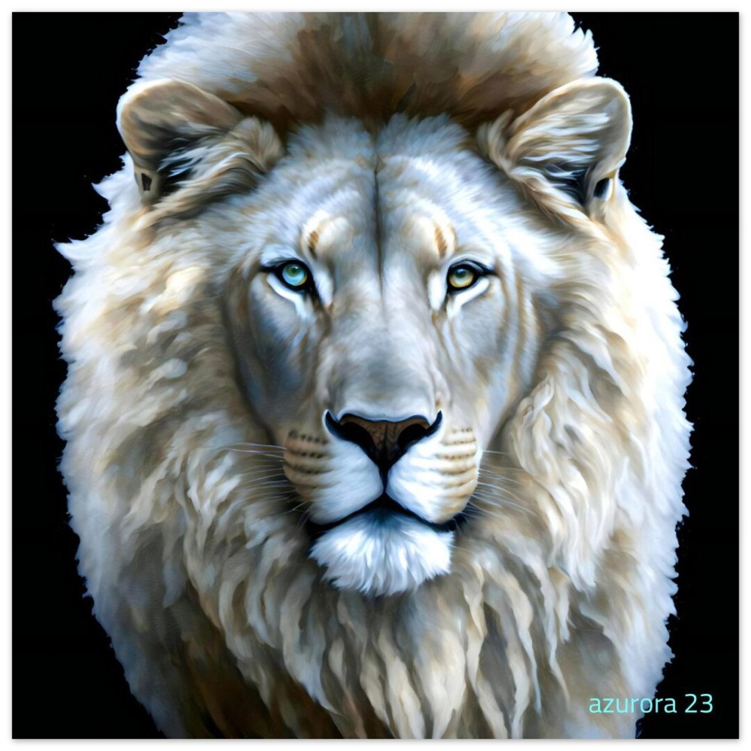 LION KING ASLAN I Digital Print on Aluminum Dibond I Design by Azurora ...