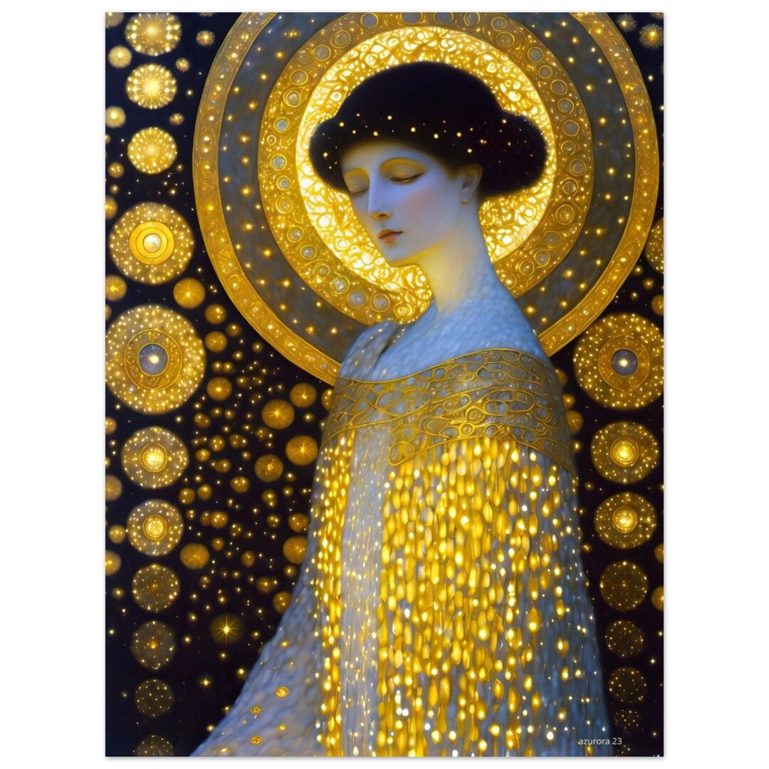 HOLY SOUL I Art Nouveau I Spiritual Art I Christmas Gift I - Etsy