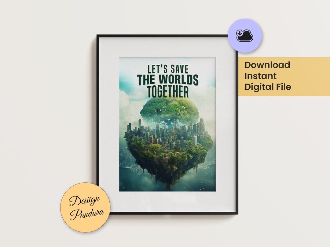 Nature's Harmony World Environment Day Wall Art for Eco-conscious ...