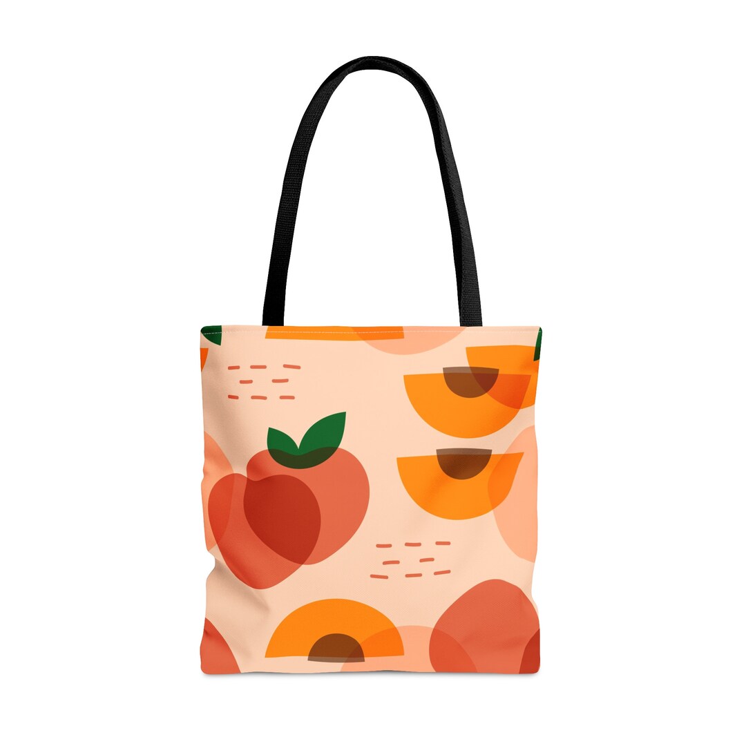 Fruit Peaches Shopping Tote Bag Beach Tote Pool Tote Bag - Etsy