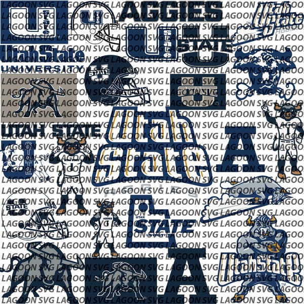 Utah State University Svg - Etsy