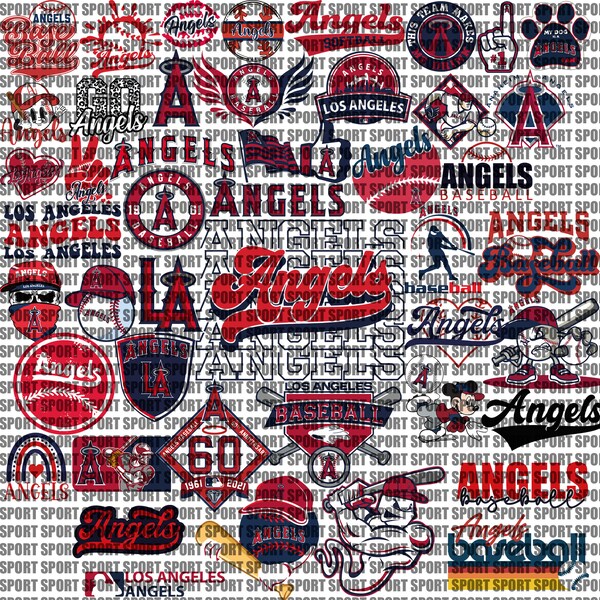 Angels Baseball - Etsy