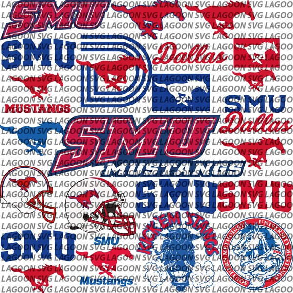Smu Mustangs Decal - Etsy