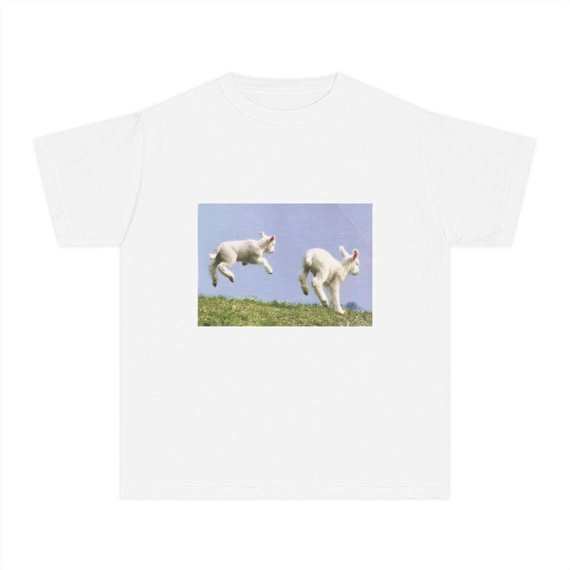 Cute Lambs Baby Tee, Vintage Graphic Tee, Cute Baby Tee, Coquette ...