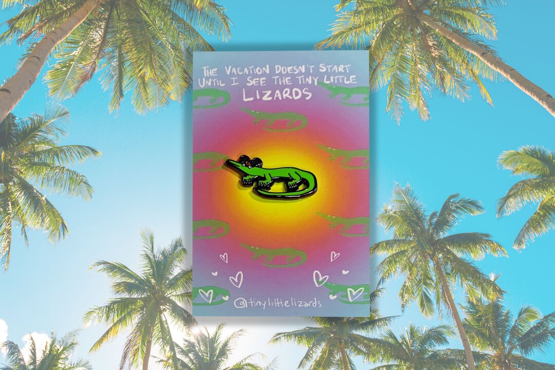 Disney Lizard Enamel Pin - Etsy