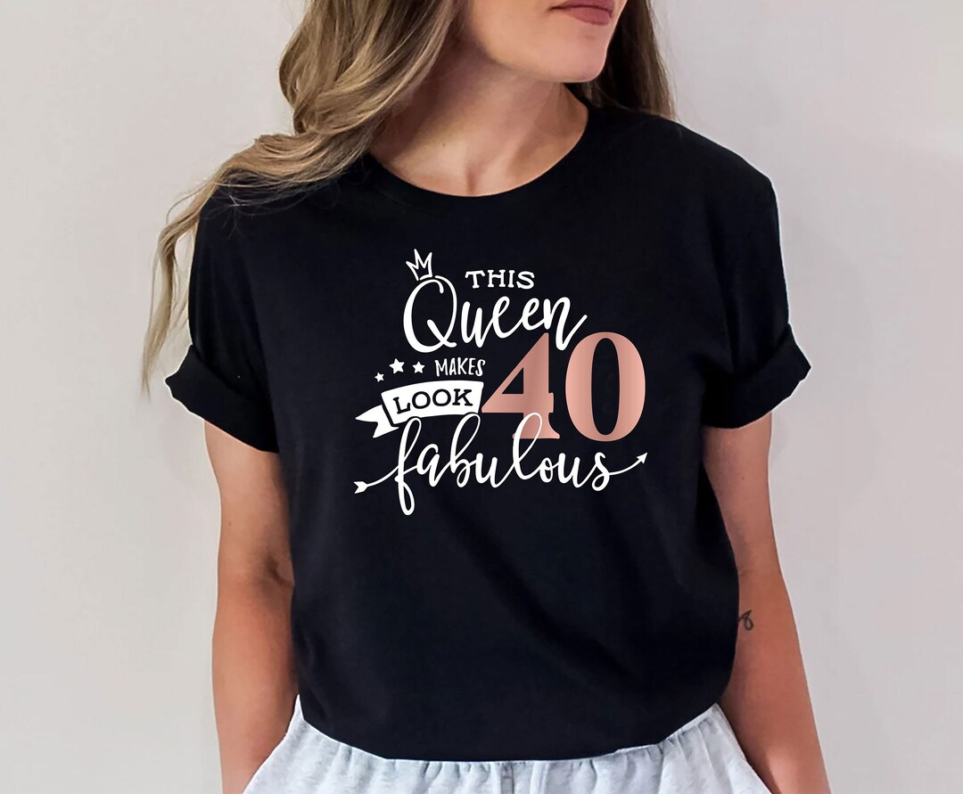 40th Birthday Shirt, Turning 40 Birthday Shirt, 40th Birthday Gift for ...
