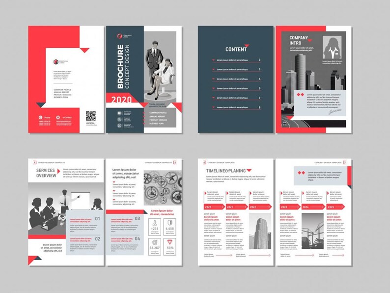 Broucher Template Broucher Design Broucher Designer Broucher - Etsy