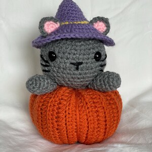 Pumpkin Cat Plush - Etsy