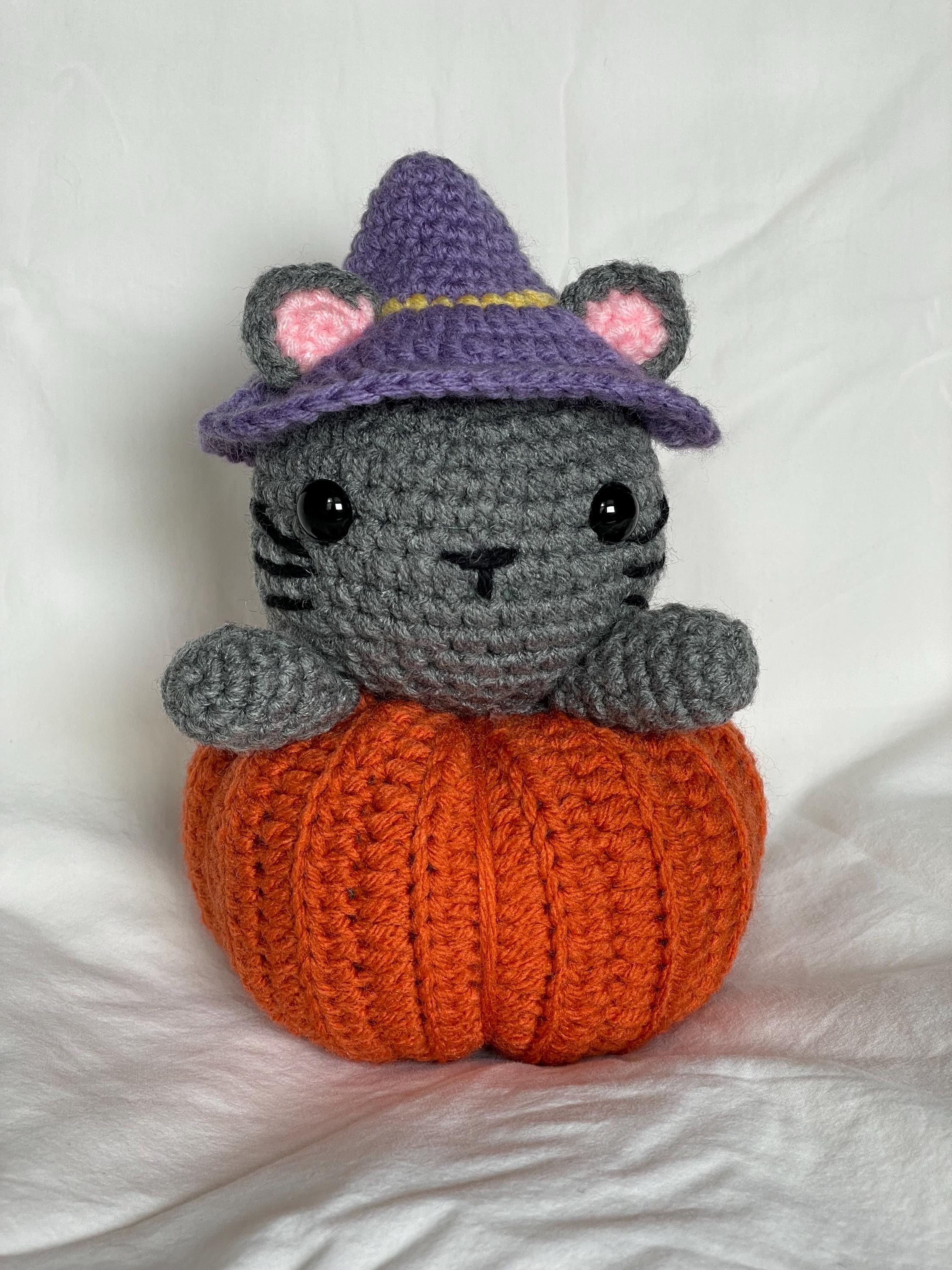 Pumpkin Cat Plush - Etsy