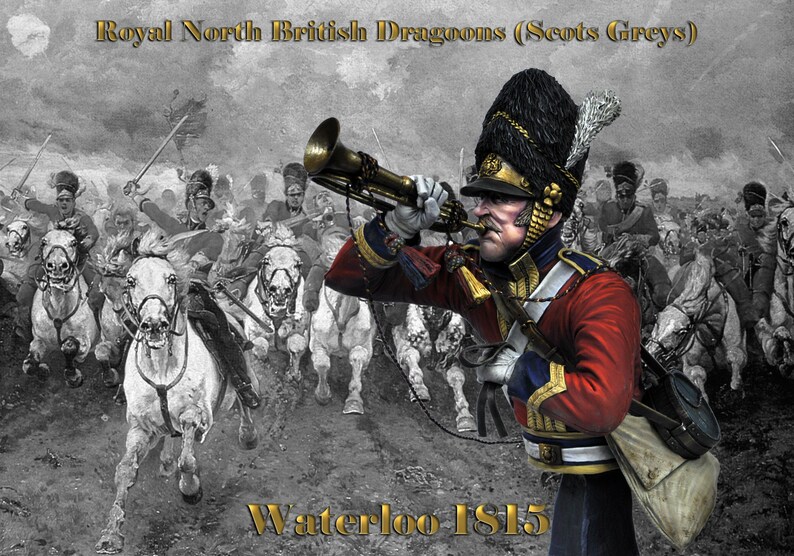 Trumpeter 2nd Royal North British Dragoons (scots Greys) Waterloo 1815 ...