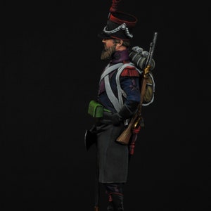 French Sapper 1808 / 54mm Scale Miniature / Hand Painted / Collectable ...