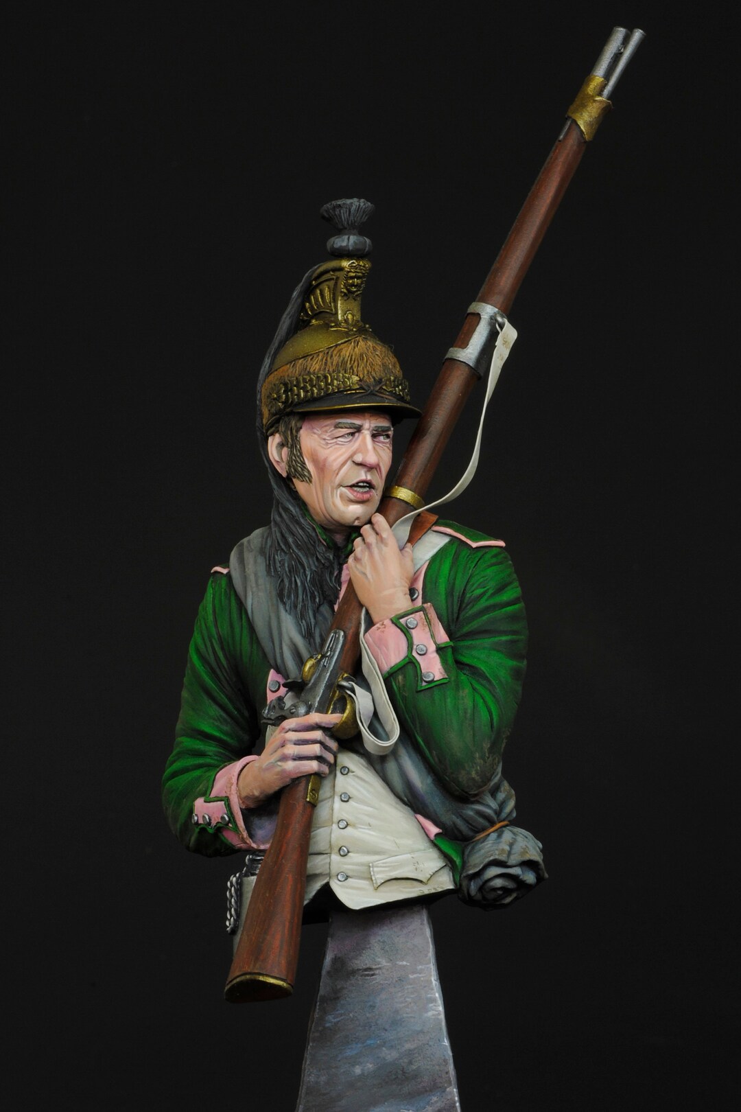 French Dragoon Waterloo 1815 / 1/9th Scale Bust / Hand Painted ...
