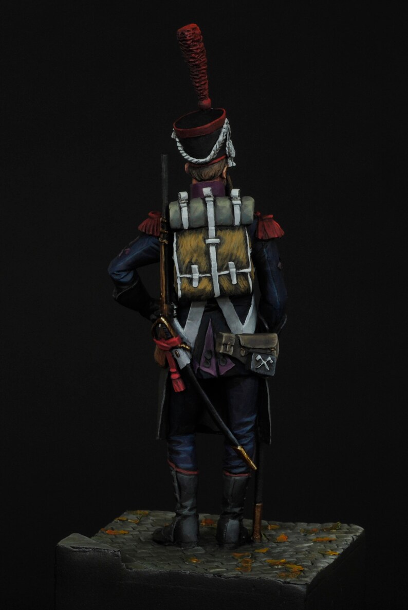 French Sapper 1808 / 54mm Scale Miniature / Hand Painted / Collectable ...