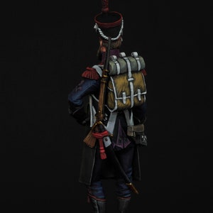 French Sapper 1808 / 54mm Scale Miniature / Hand Painted / Collectable ...