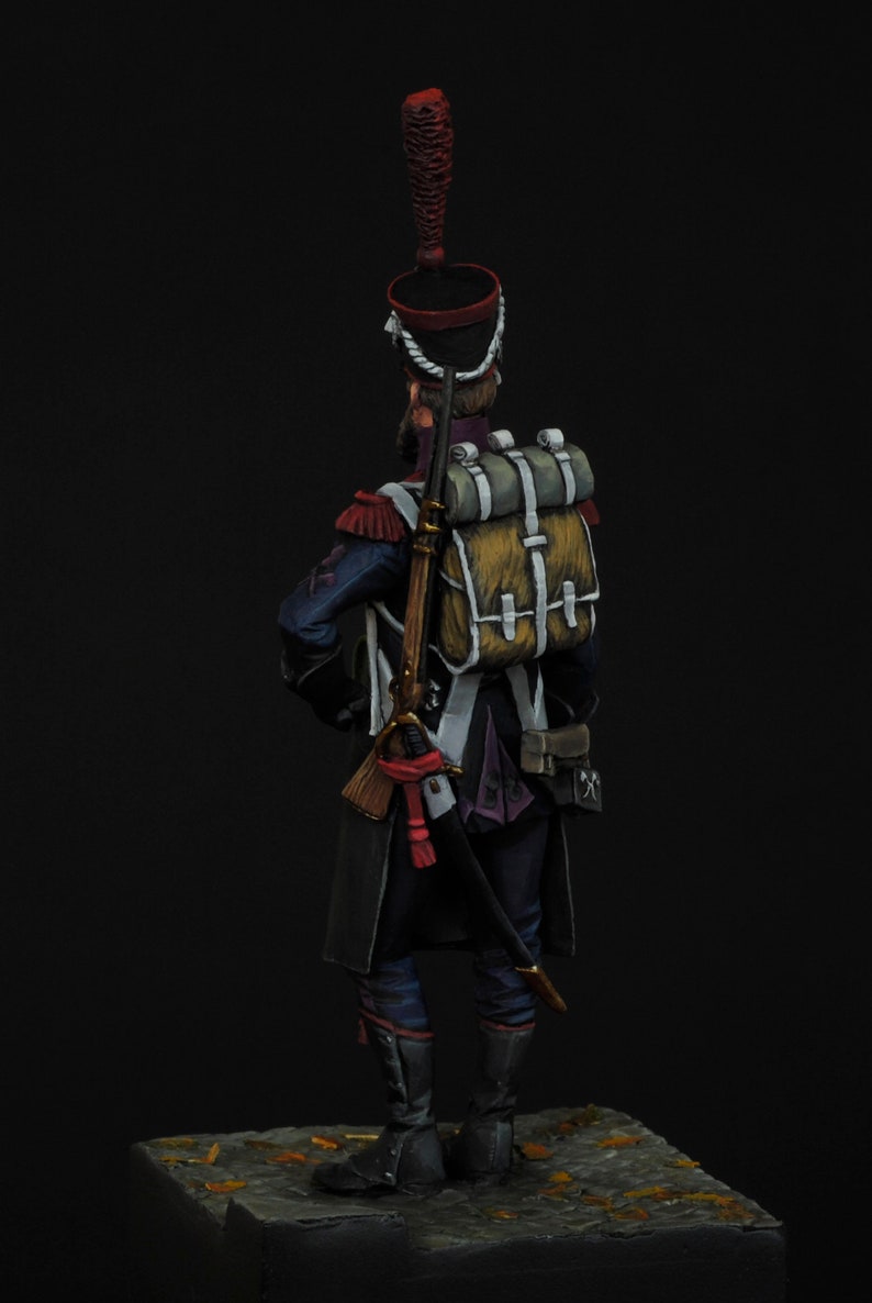 French Sapper 1808 / 54mm Scale Miniature / Hand Painted / Collectable ...