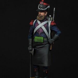 French Sapper 1808 / 54mm Scale Miniature / Hand Painted / Collectable ...