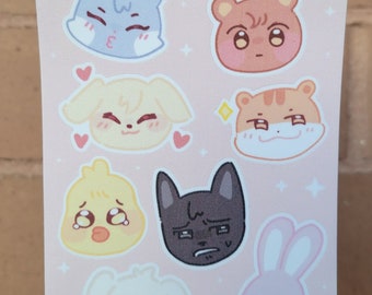 ATZ Ateez Aniteez Character Magnet - Etsy