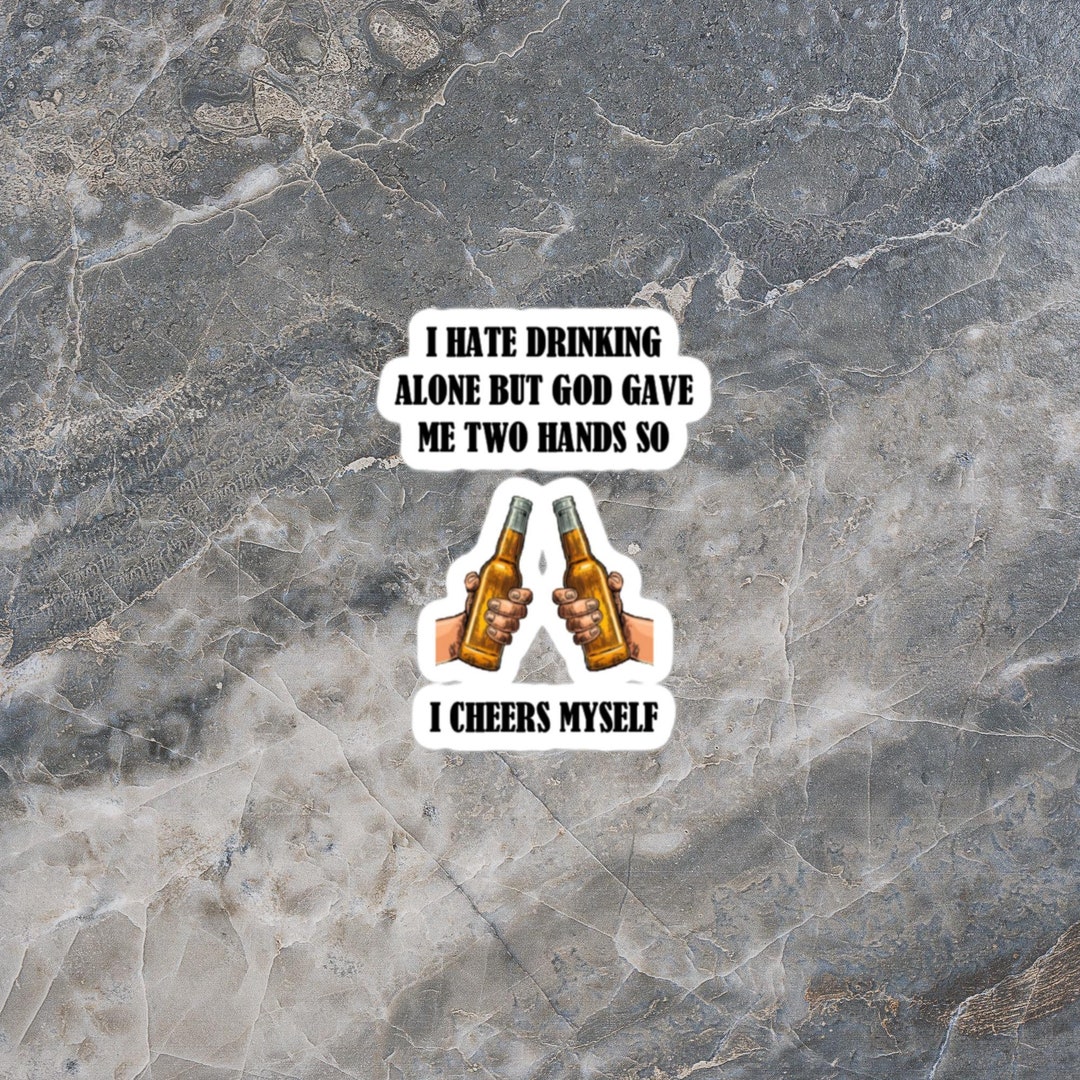 Funny Beer Sticker Cheers Beer Stickers Beerbod - Etsy