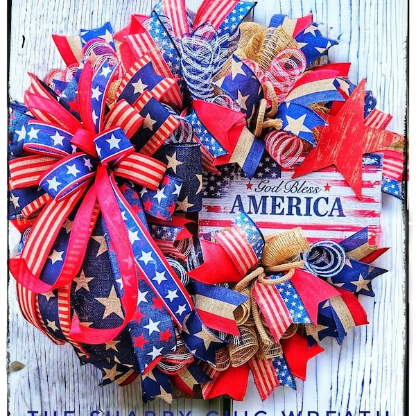 Americana Wreath - Etsy
