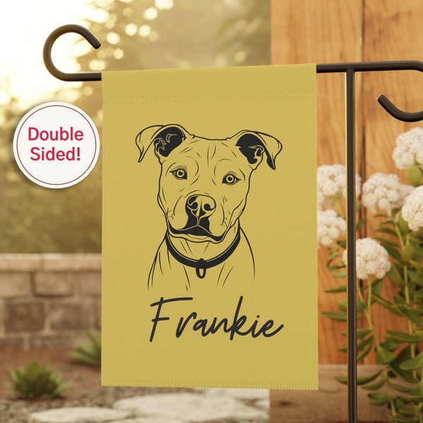Pit Bull Garden Flag - Etsy