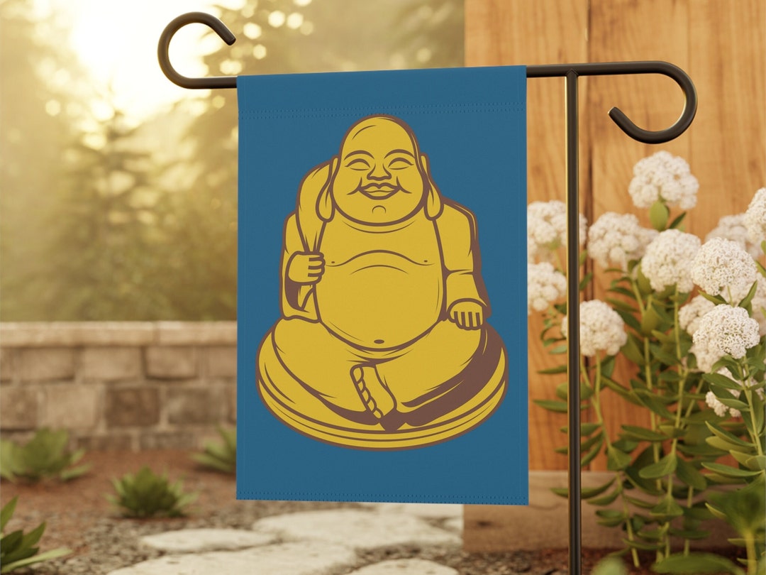 Buddha Garden or House Flag Welcome Flag Double Sided Flag - Etsy