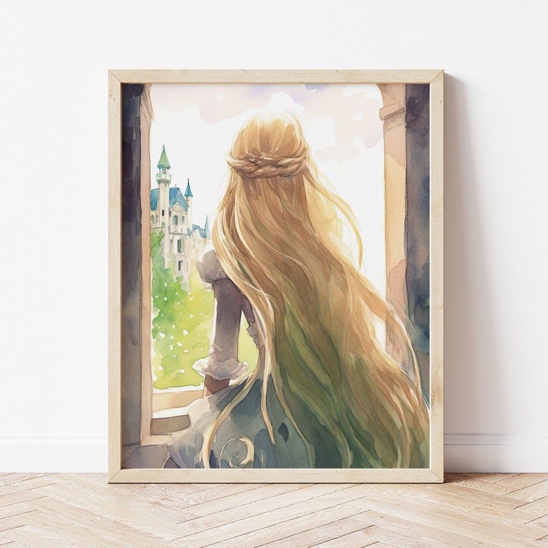 Rapunzel Art Print - Etsy