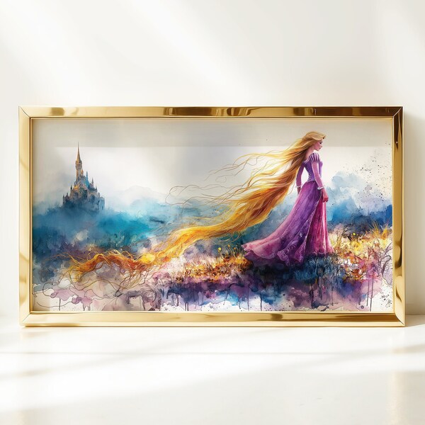 Rapunzel Tower Digital - Etsy