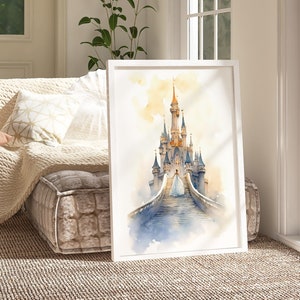 Cinderella Walking up Fairytale Castle Steps Before Ball Vintage-style ...