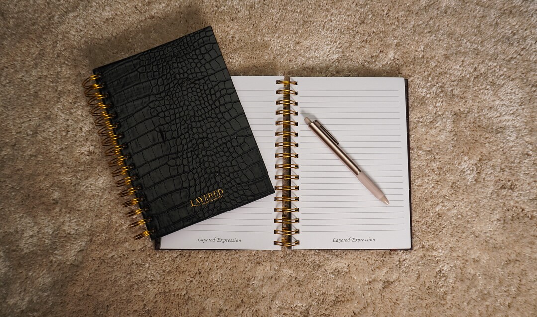 Croc Leather Spiral Bound Notebook Premium Quality Multi-colors - Etsy