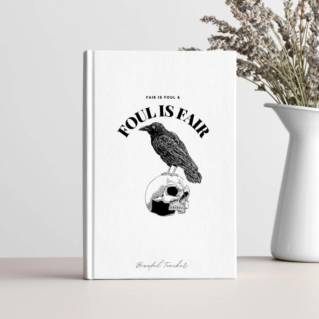 Macbeth Quote Sticker, Fair is Foul and Foul is Fair, Famous Quotes ...