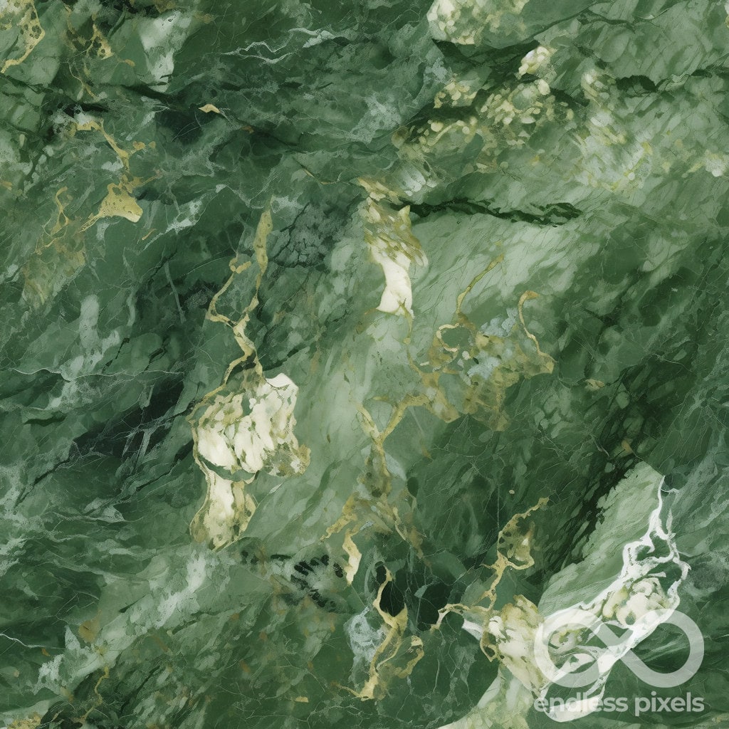 Seamless Green Digital Marble Art Pattern for Instant Download, Marble ...