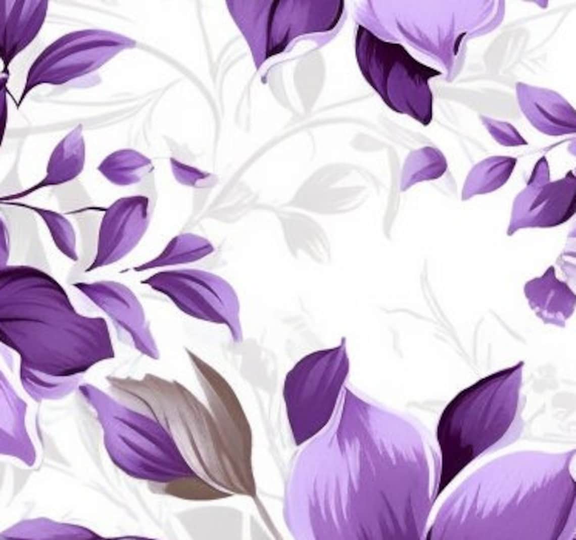 Seamless Flower Digital Pattern for Instant Download, Flower Pattern ...