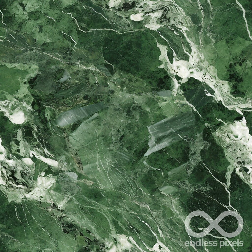 Seamless Green Digital Marble Art Pattern for Instant Download, Marble ...