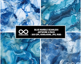 Seamless Waves Digital Art Pattern for Instant Download, Wave Pattern ...