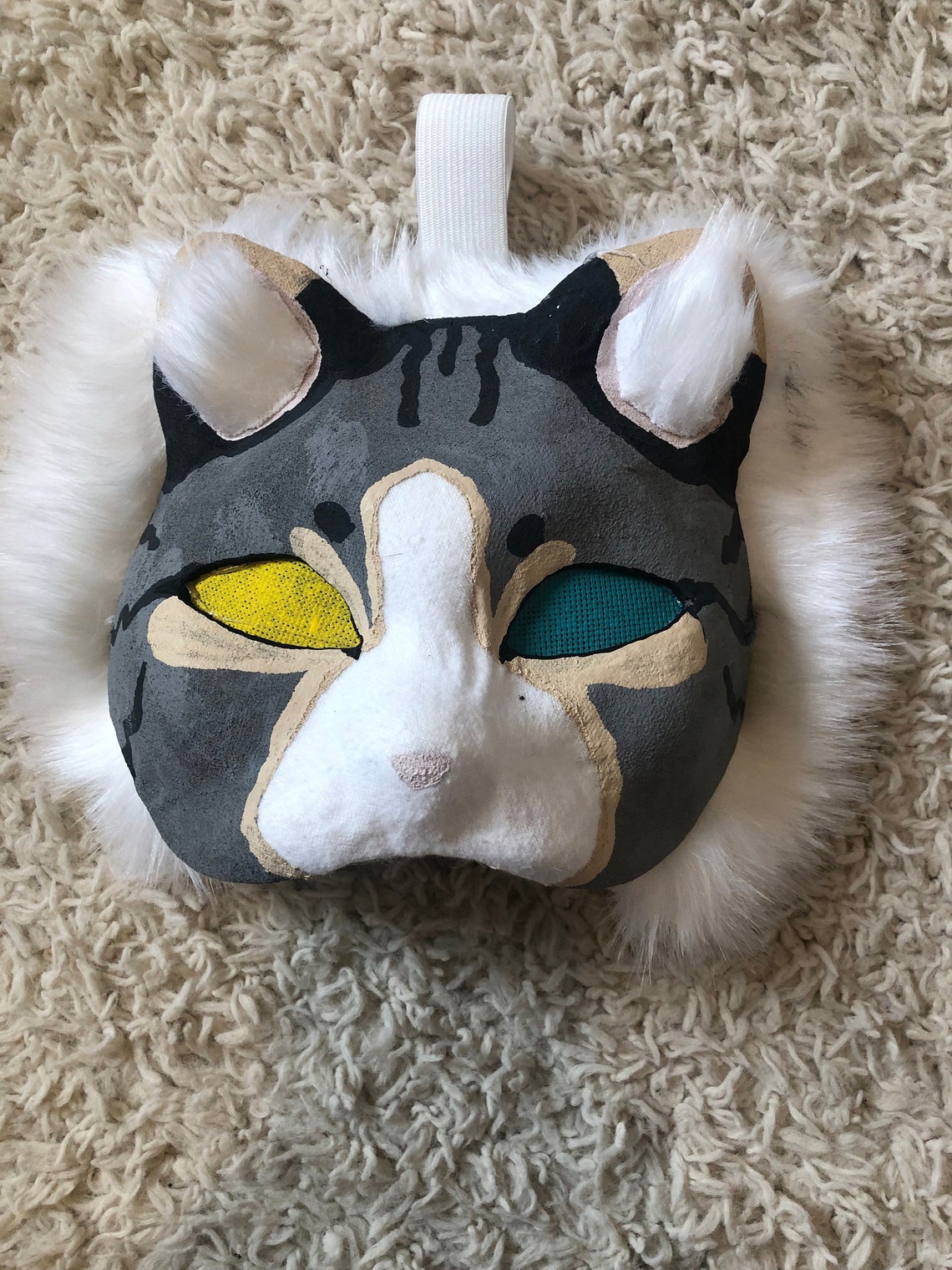 Furry Therian Quadrobics Mask Etsy