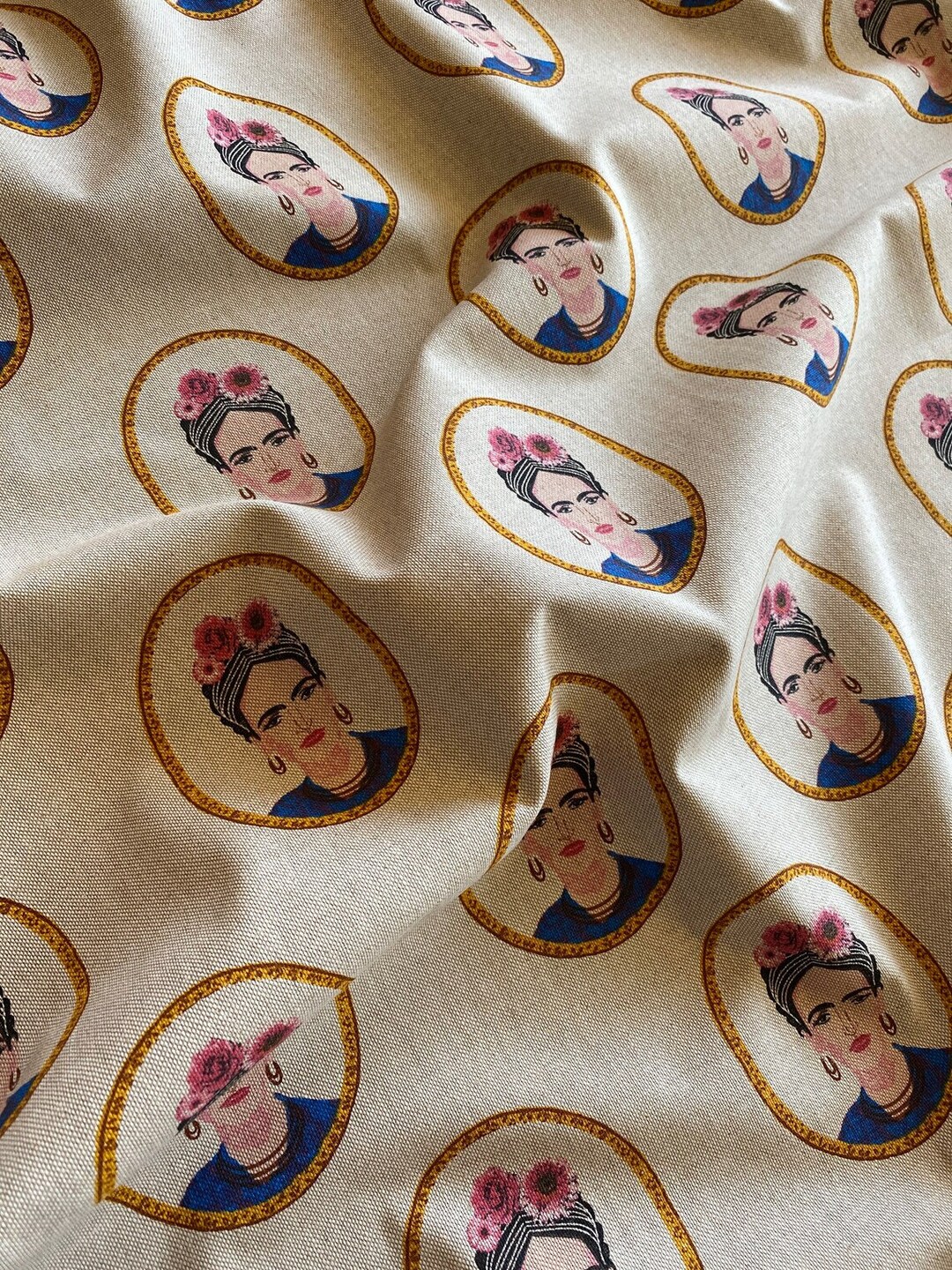 Frida Khalo Fabric Frida Fabric Home Decor Fabric, Upholstery Fabric ...