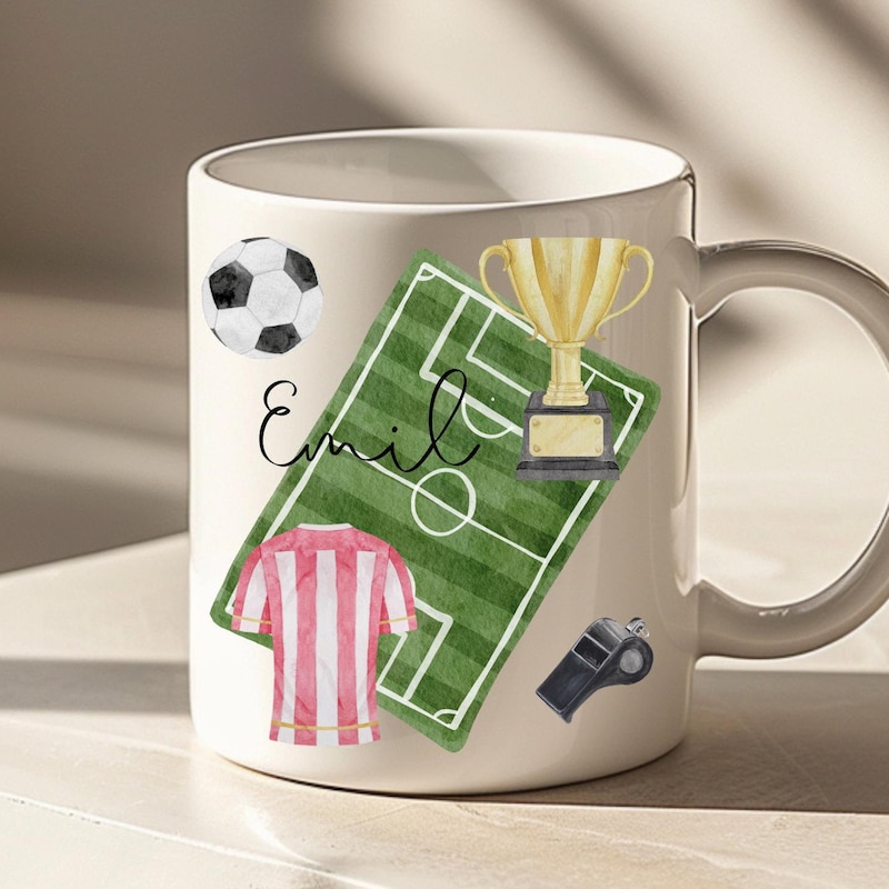 Personalisierte tasse fussball - Etsy.de