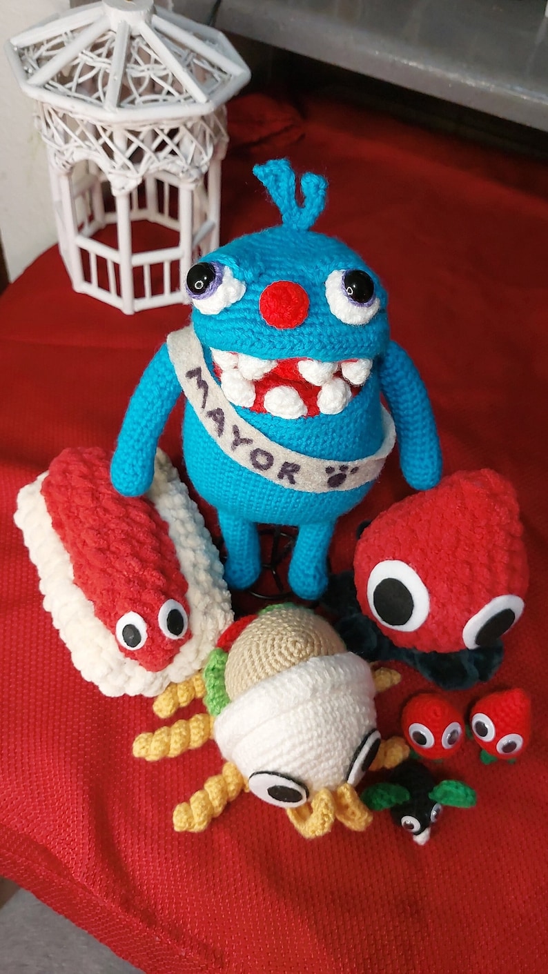 BUGSNAX Collection Crochet Plushies and Mini Toys: Filbo, Bunger ...