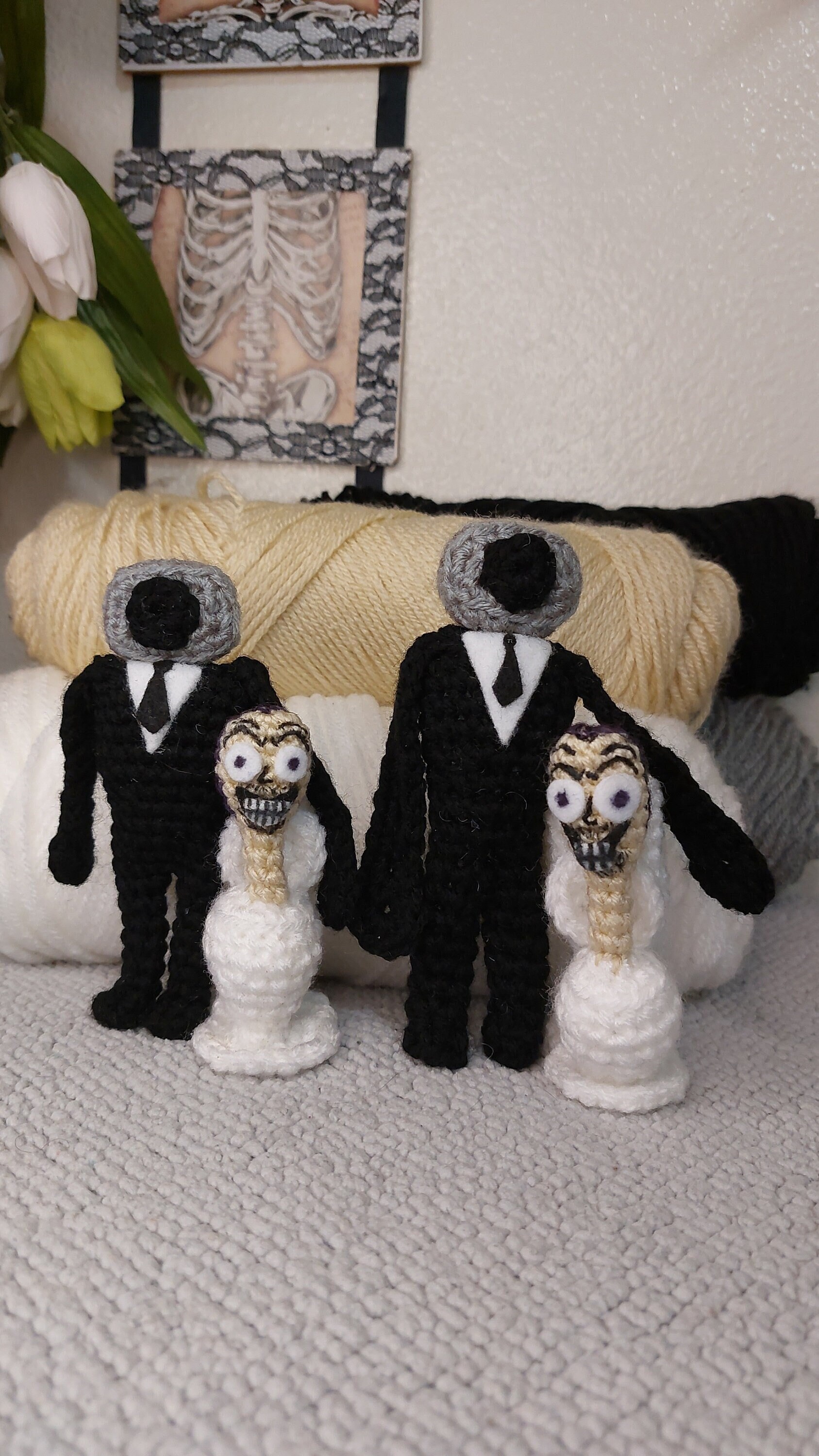 Skibbidi Toilet/camera Man/tv Man Crochet Action Figures - Etsy