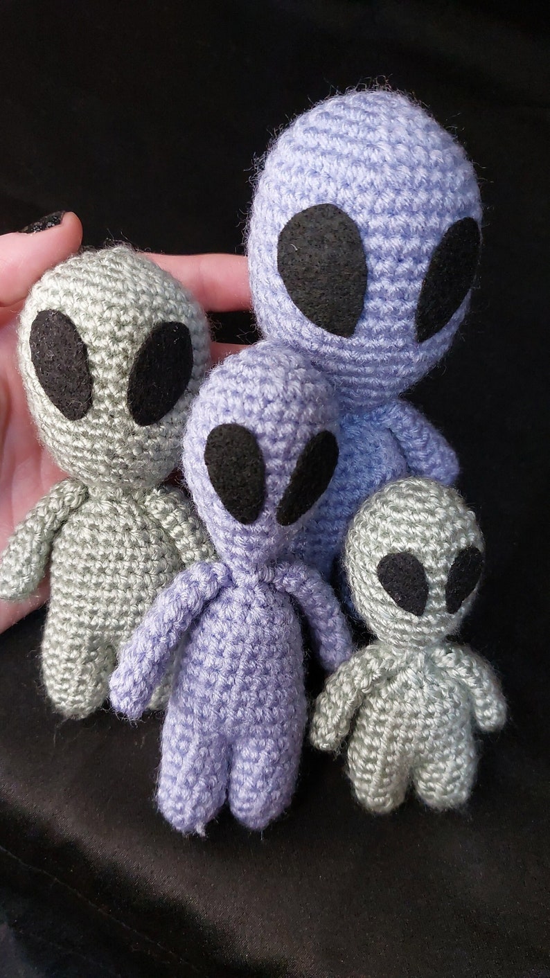 Small Alien Amigurumis Alien Doll Alien Stuffie Crochet - Etsy