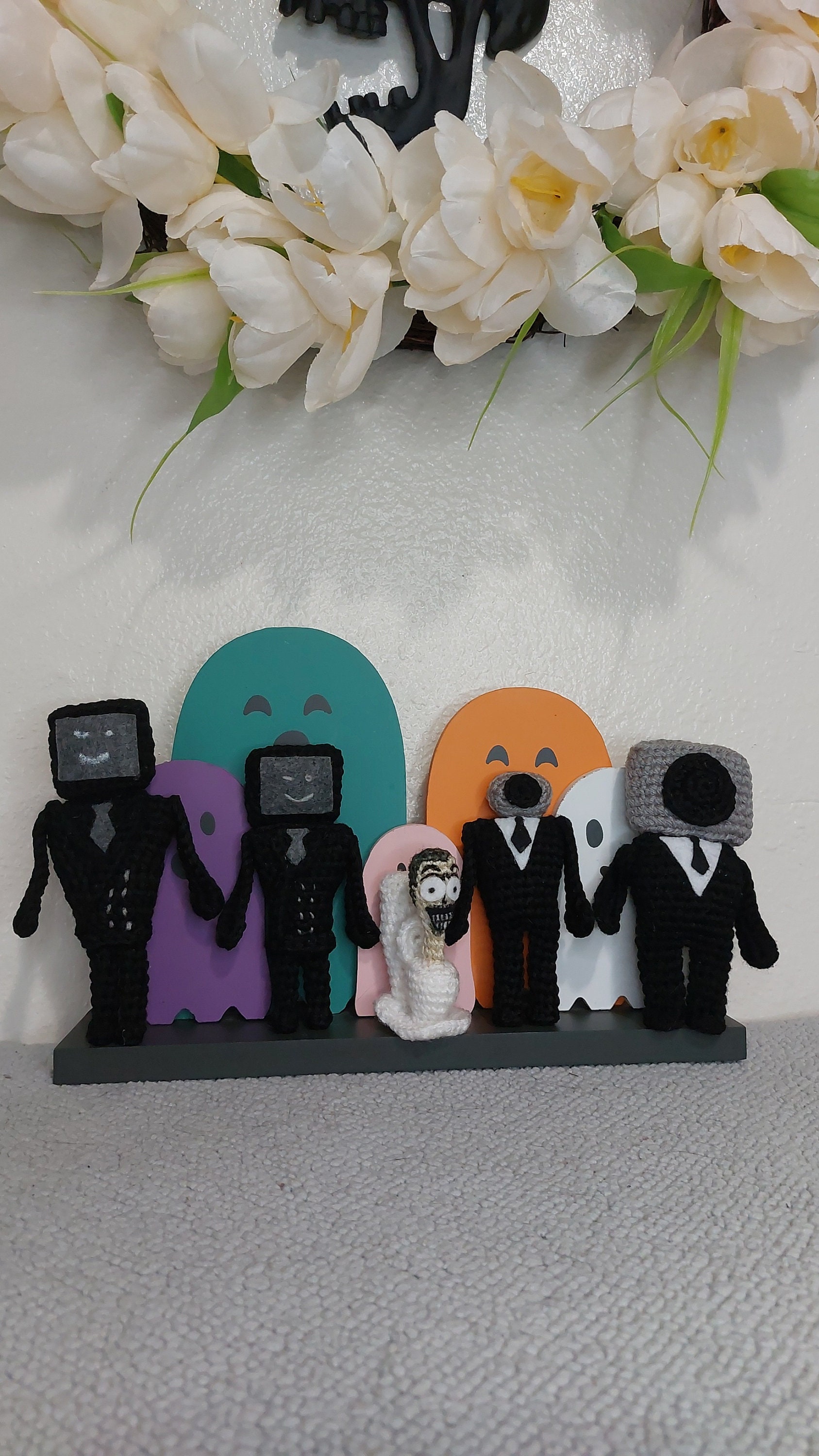 Skibbidi Toilet/camera Man/tv Man Crochet Action Figures - Etsy